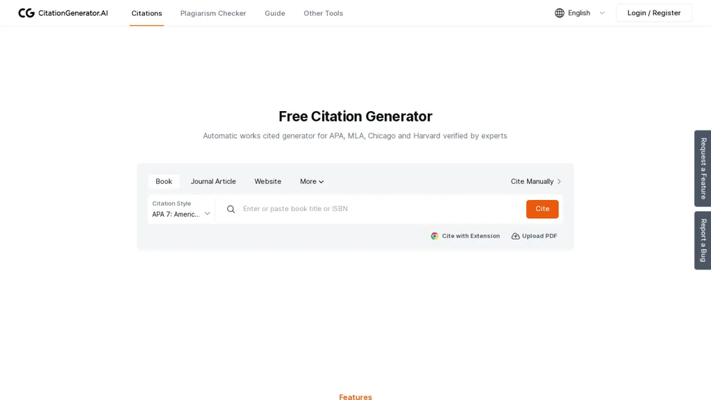 Citation Generator AI - Streamline Your Academic Writing With Ease